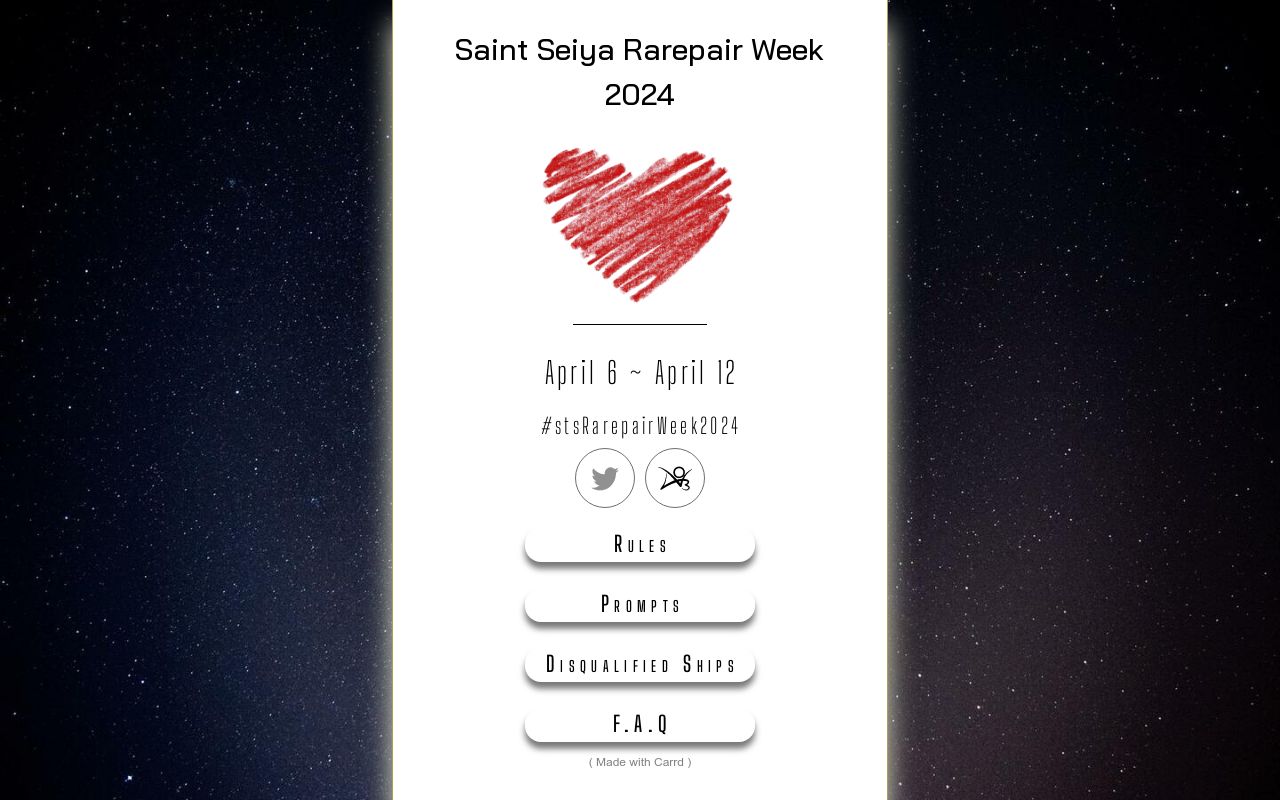 Saint Seiya Rarepair Week 2024